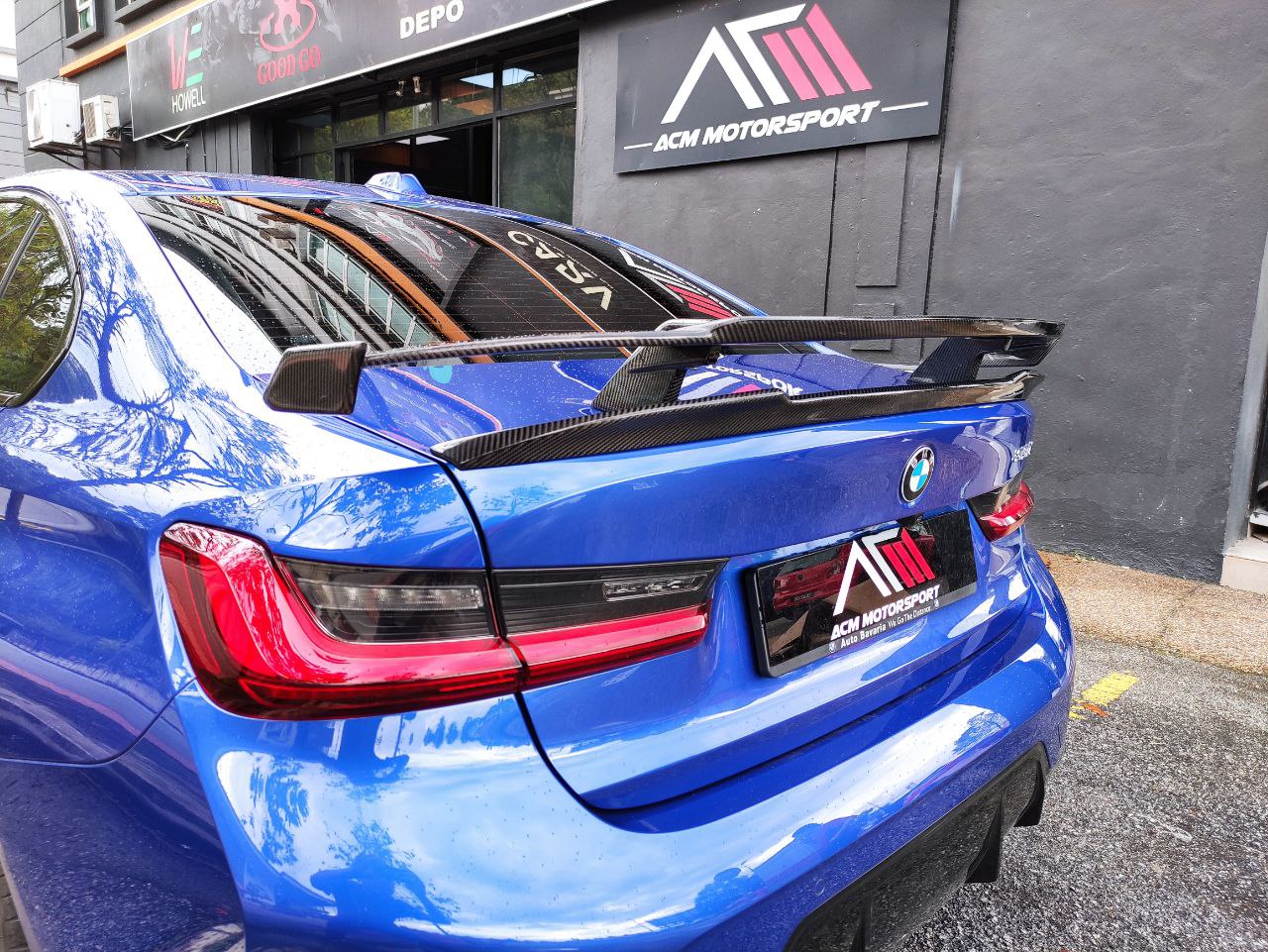 Bmw G20 M4 dry carbon spoiler – ACM Motorsport