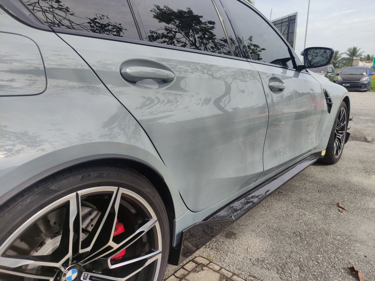 Bmw G80 M3 side diffuser dry carbon – ACM Motorsport