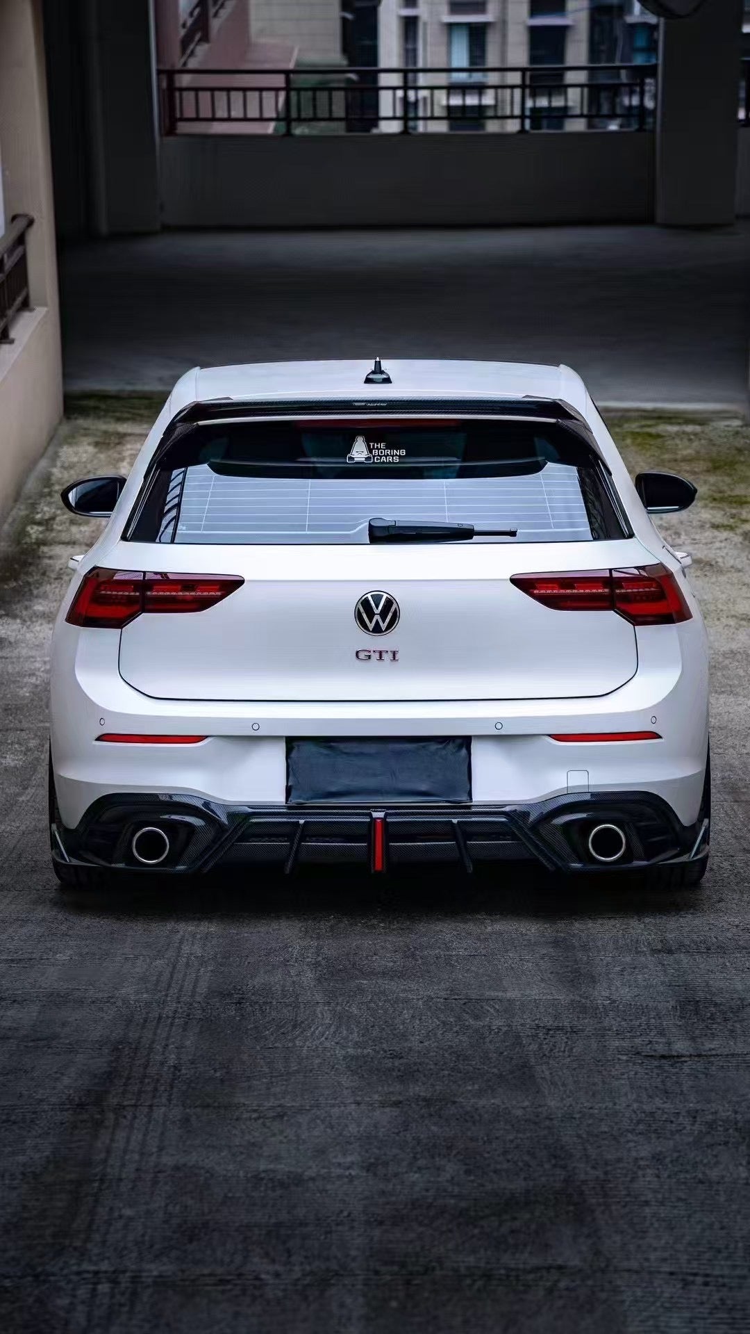 Volkwagen golf mk8 GTi spoiler AE ( Dry carbon ) – ACM Motorsport